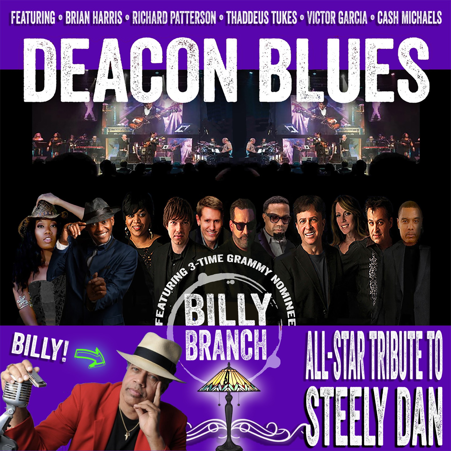AN EVENING WITH DEACON BLUES FEATURING 3-TIME GRAMMY NOMINEE BILLY BRANCH - Onesti Entertainment