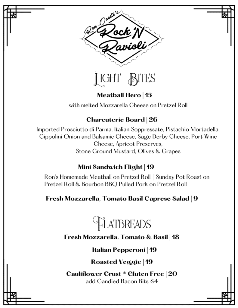 Rock 'N Ravioli - Onesti Entertainment