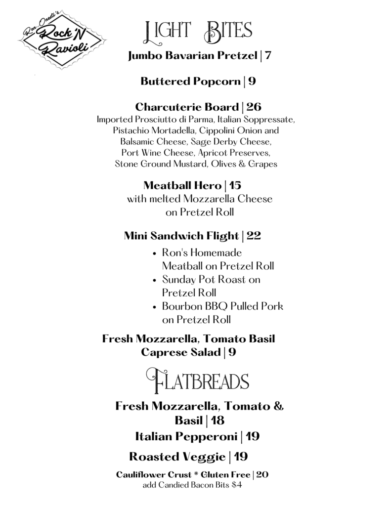 Rock 'N Ravioli - Onesti Entertainment