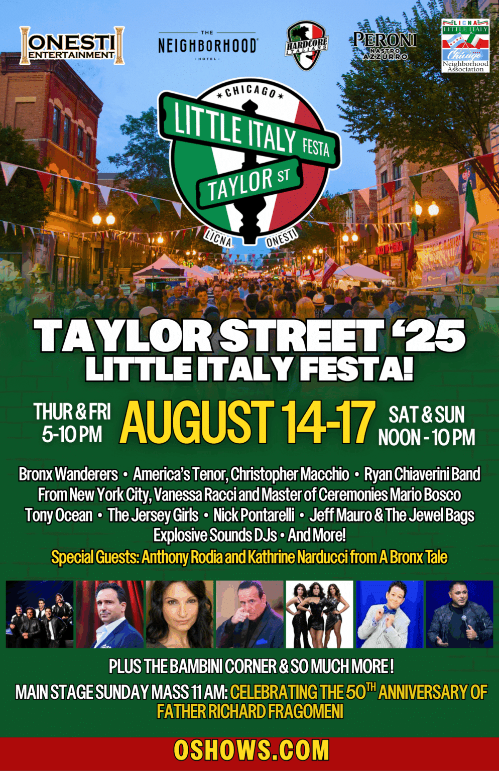 Taylor Street Festival Chicago | Onesti Entertainment