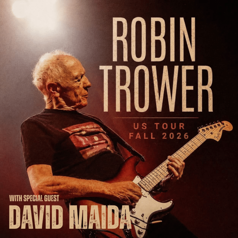 ROBIN TROWER - US TOUR, FALL 2026 with SPECIAL GUEST DAVID MAIDA ...