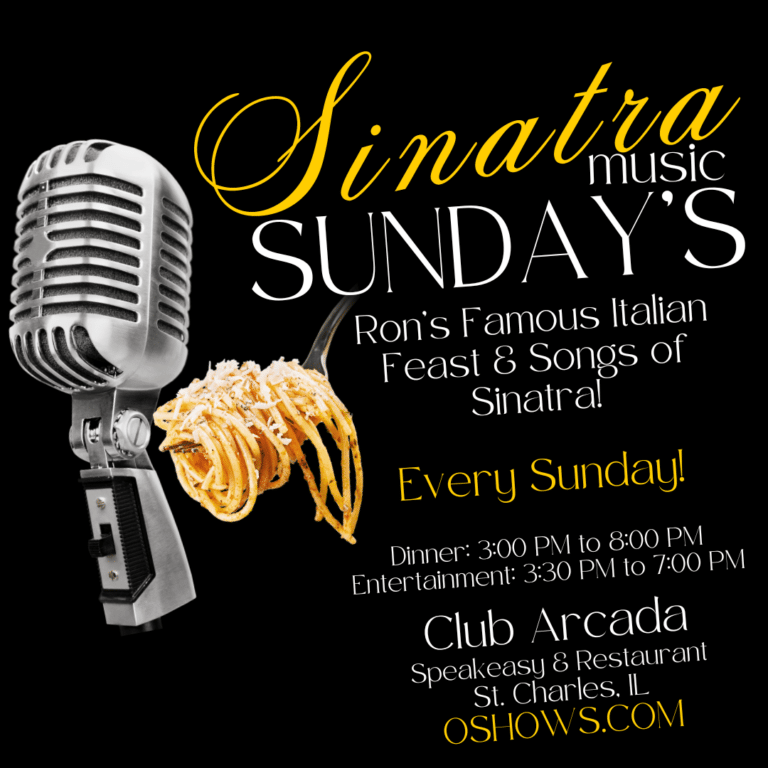 CLUB ARCADA: Sinatra Music Sunday: Italian Feast and the Songs of ...