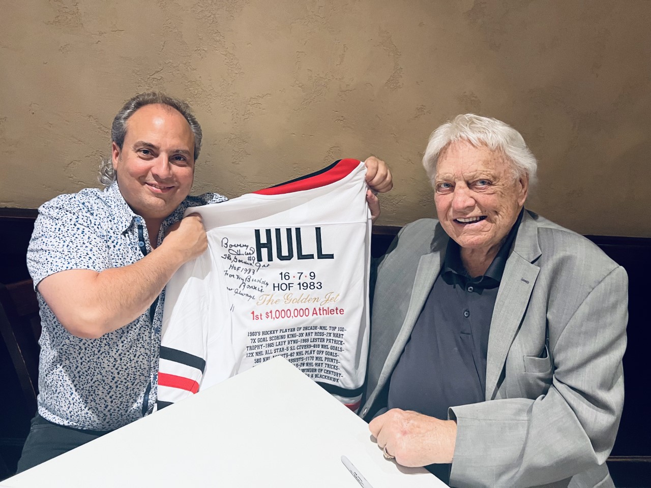 Backstage with Ron Onesti: Bobby Hull Still Scoring Goals - Onesti ...